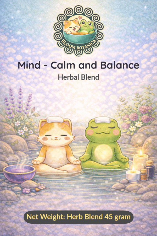 Single Pack – Mind – Calm and Balance - Bloom Botanica